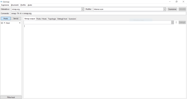 Nmap tutorial: How to Use nmap and ZenMap - Accelerates.it